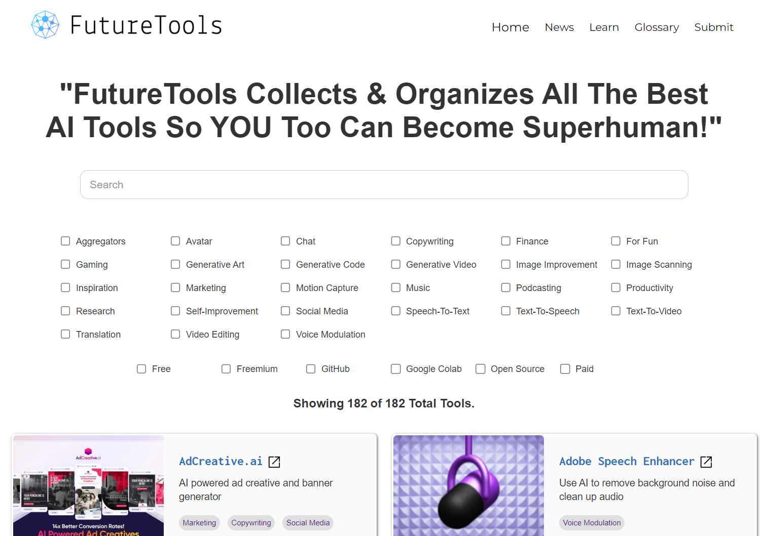 Submit A Tool To Future Tools